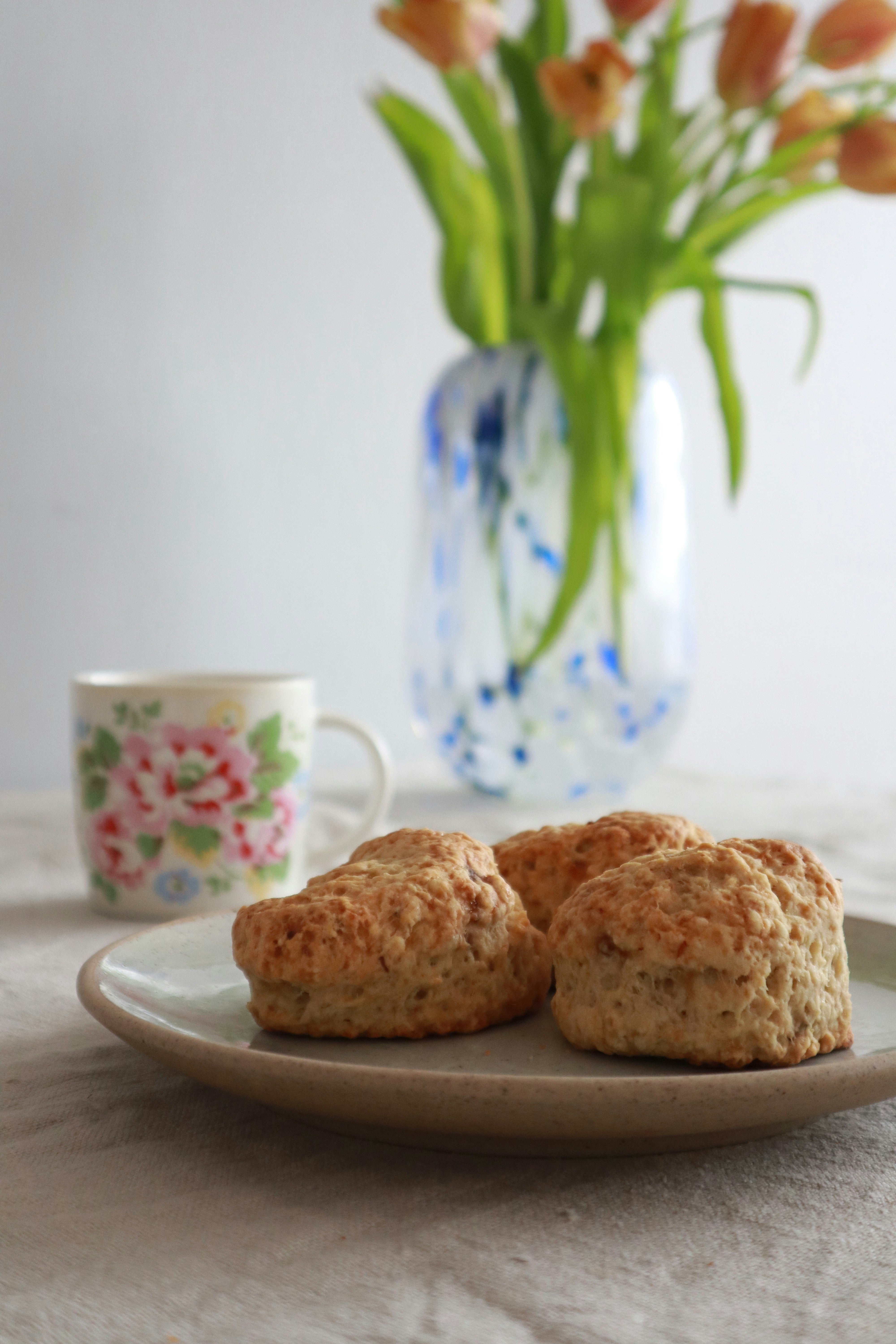 Cheddar Scones With Herb Creme Fraiche – Pukara Estate