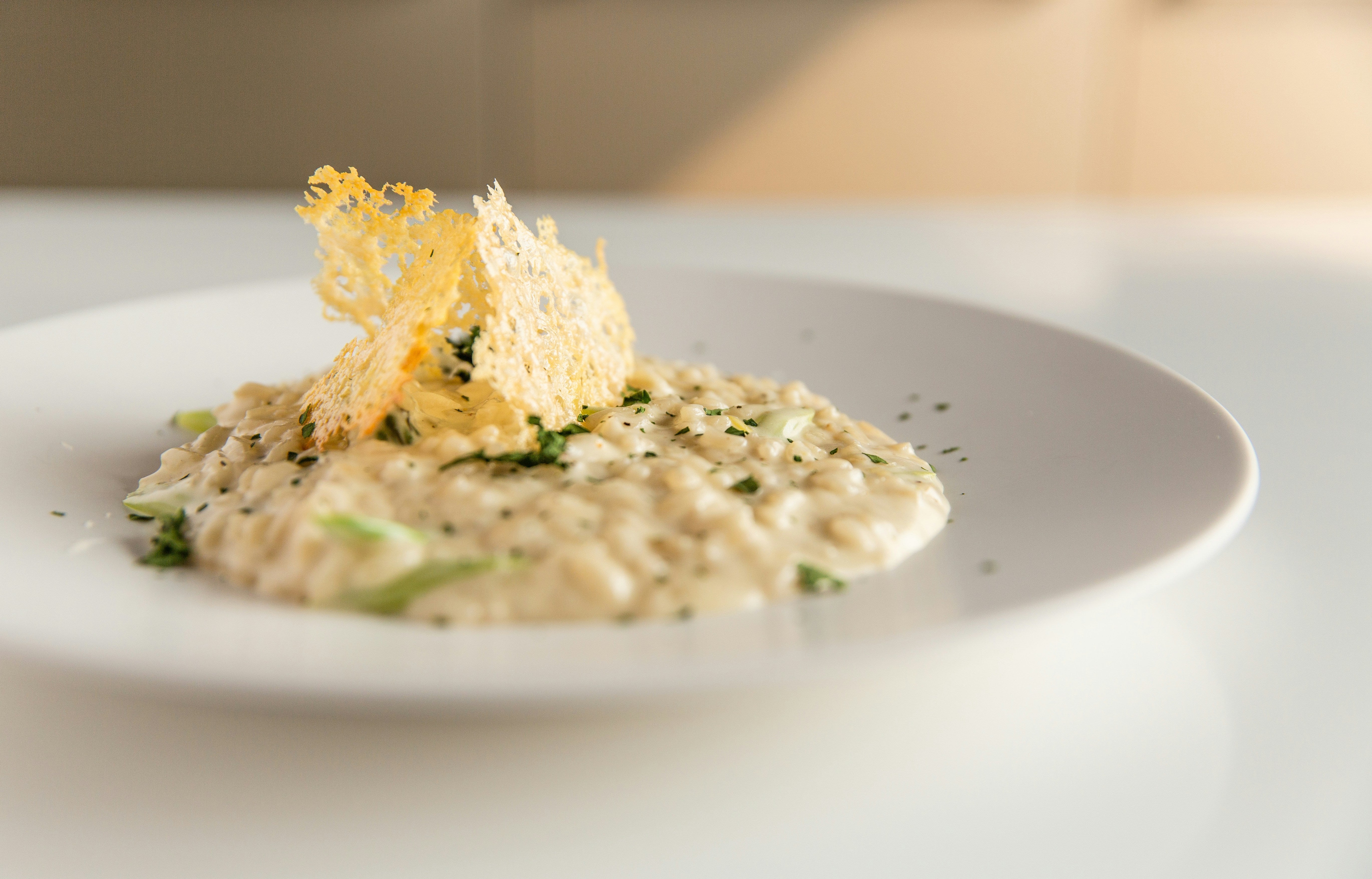 Smoked Carnaroli Risotto with Quail Confit – Pukara Estate