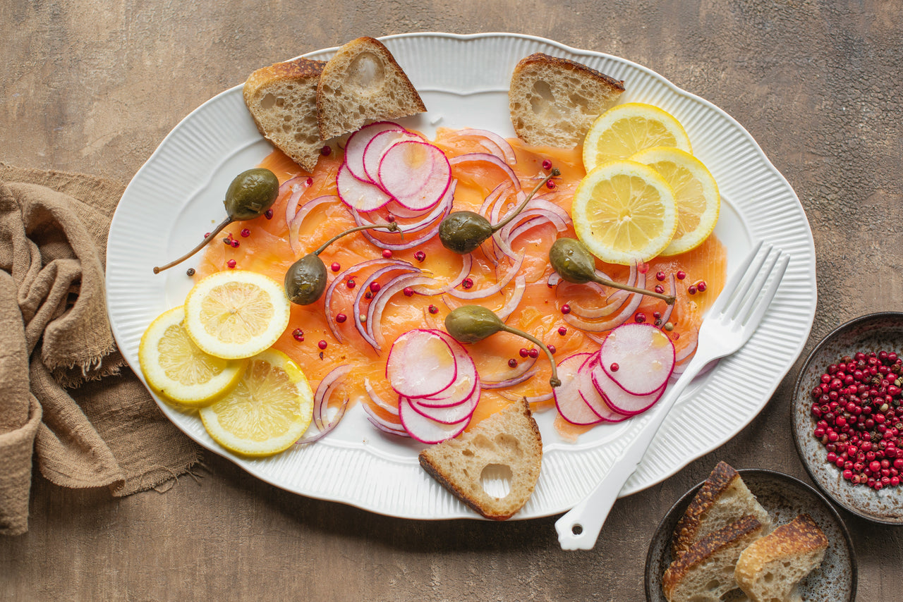 Kingfish Carpaccio – Pukara Estate